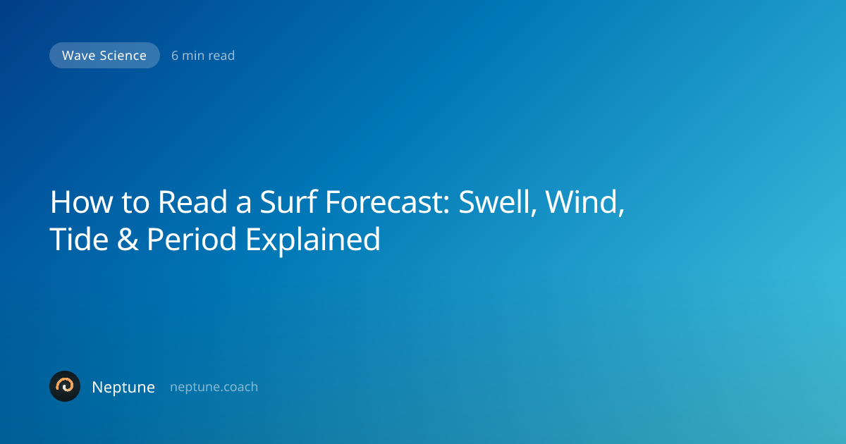 How to Read a Surf Forecast: Swell, Wind, Tide & Period Explained — Neptune